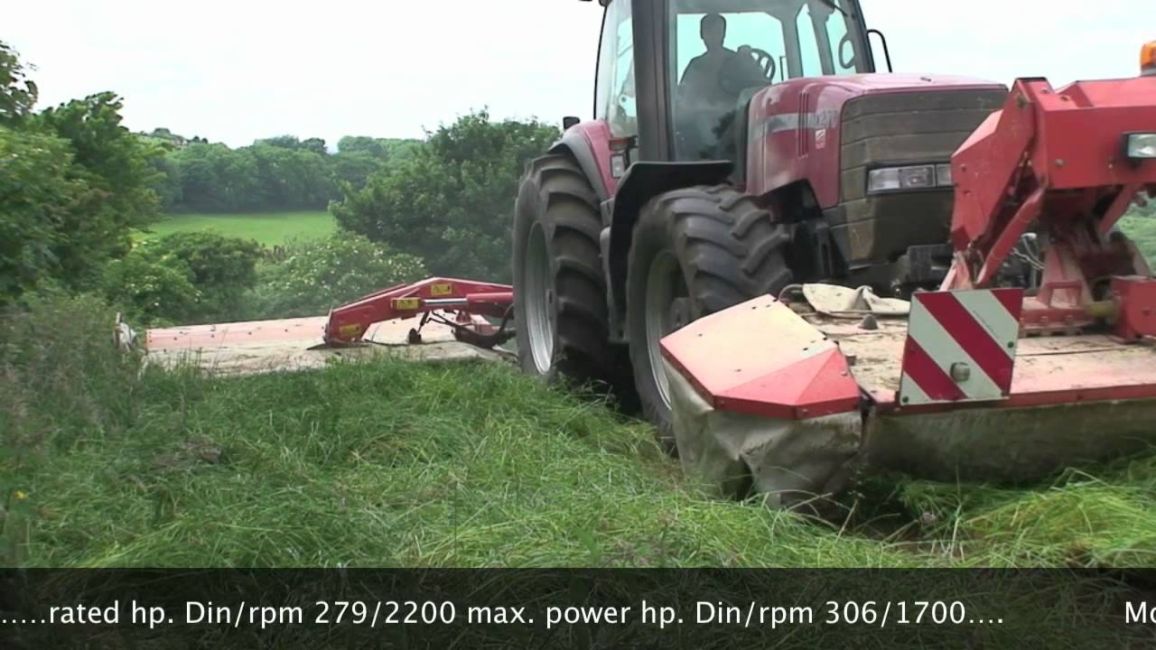 Silage Mowing with a CASE IH MX 270 and kuhn mowers - YouTube