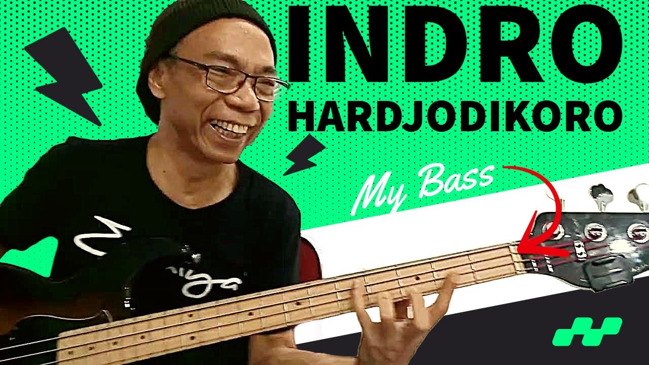 Indro Hardjodikoro tries my Yamaha BB434M bass! - YouTube