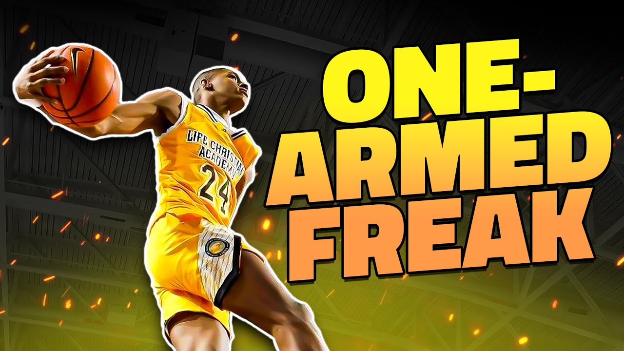 The ONE ARMED NIGHTMARE FREAK NBA Prospect - YouTube