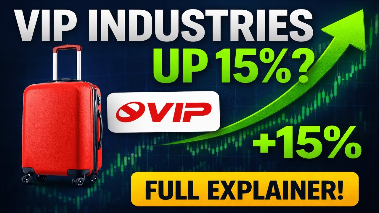 Why VIP industries move by 15% up ? explainer - YouTube