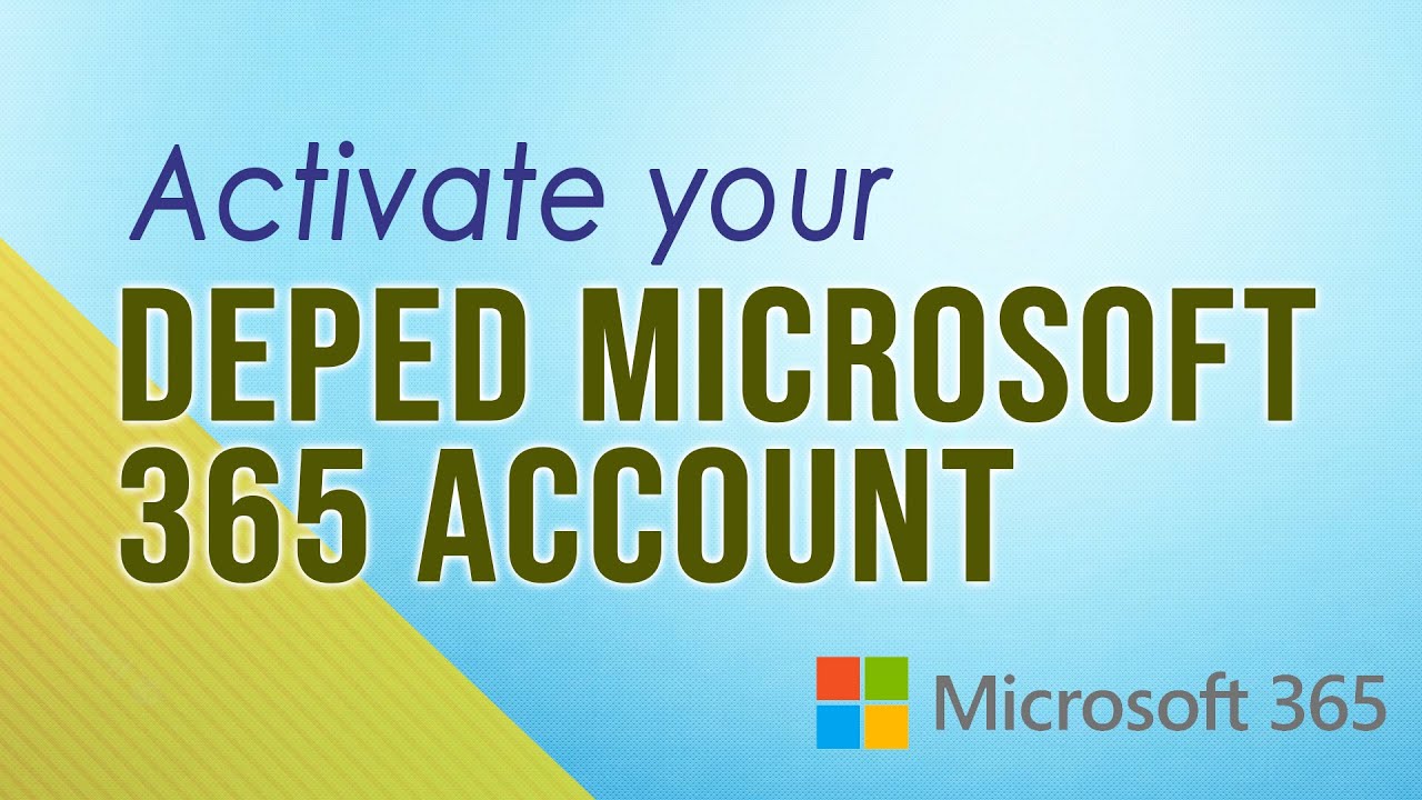 Paano i-Activate ang DepEd Microsoft 365 Account? l Jhun Bautista - YouTube