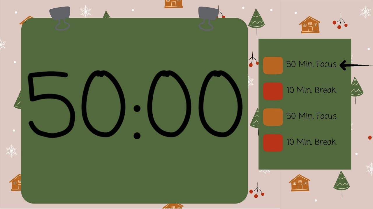 Stay Focused! 50-Minute Countdown Timer with 10 Minutes of Breaks - YouTube