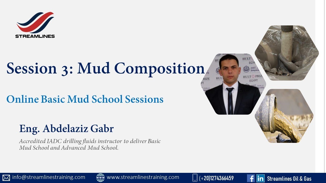 Third Session: Basic Mud Composition by Eng. Abdelaziz Gabr - YouTube