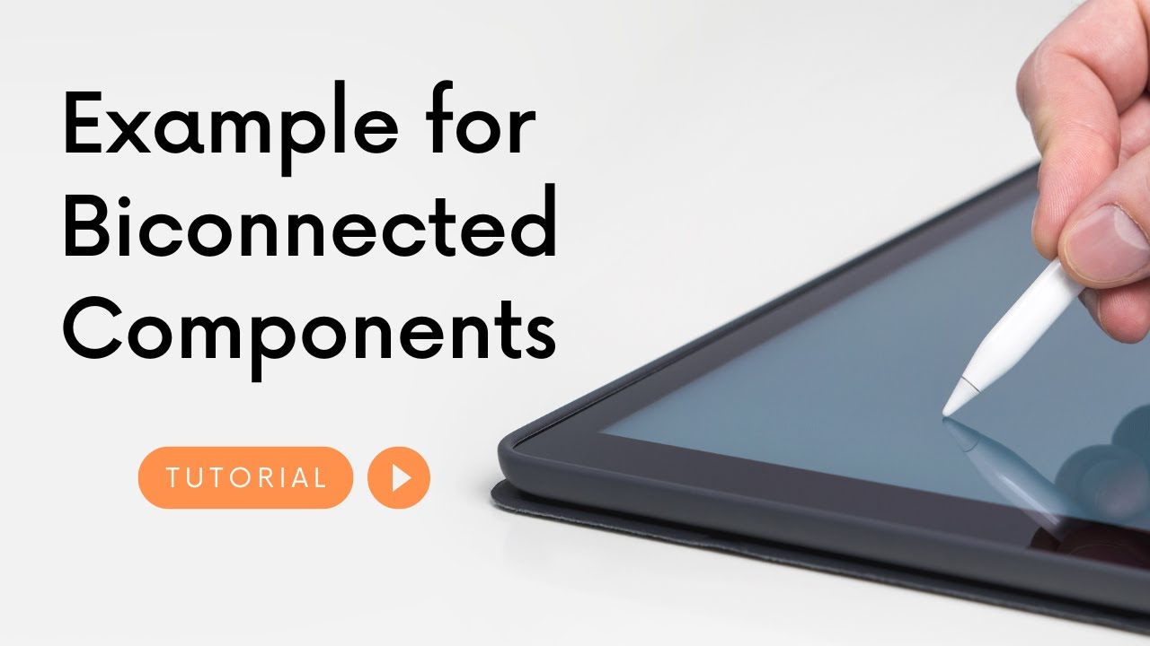 Example for Biconnected Components - YouTube