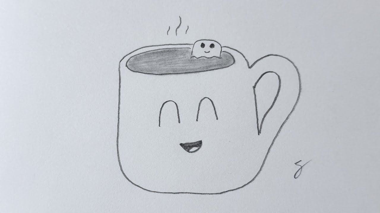 How To Draw Hot Chocolate! / Easy Drawing / Christmas Series Episode 5 ...