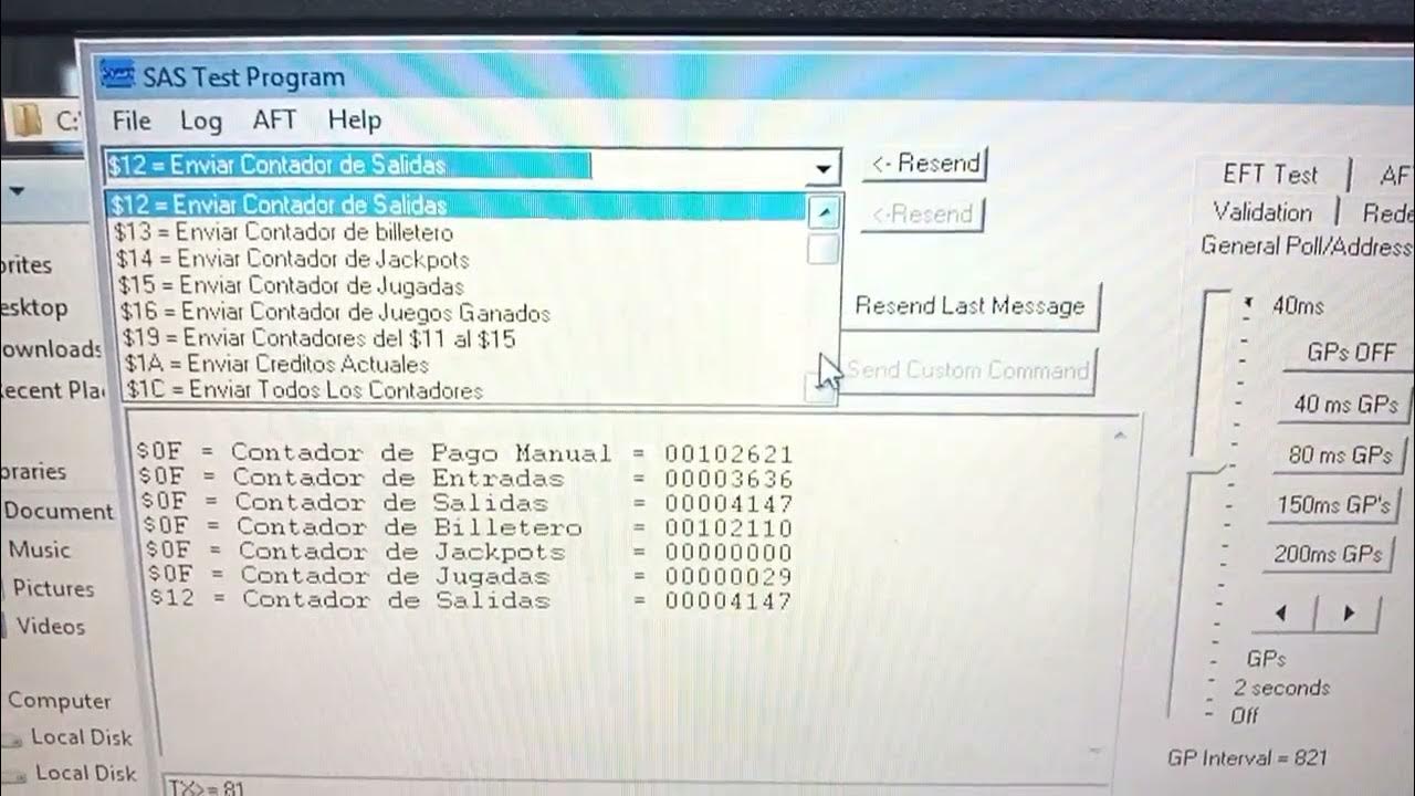 Sas Tester y tarjeta spc2.5 En Máquina Aristocrat Mk6. - YouTube