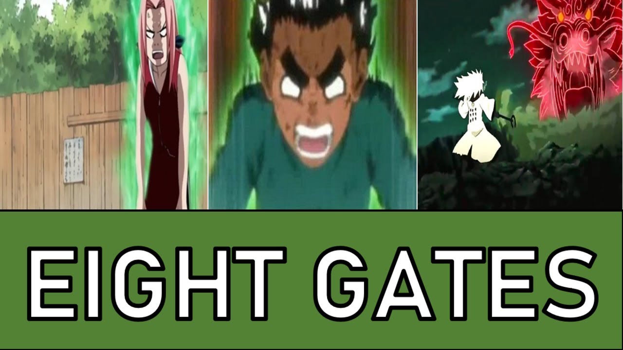 Eight gates | Naruto anime - YouTube