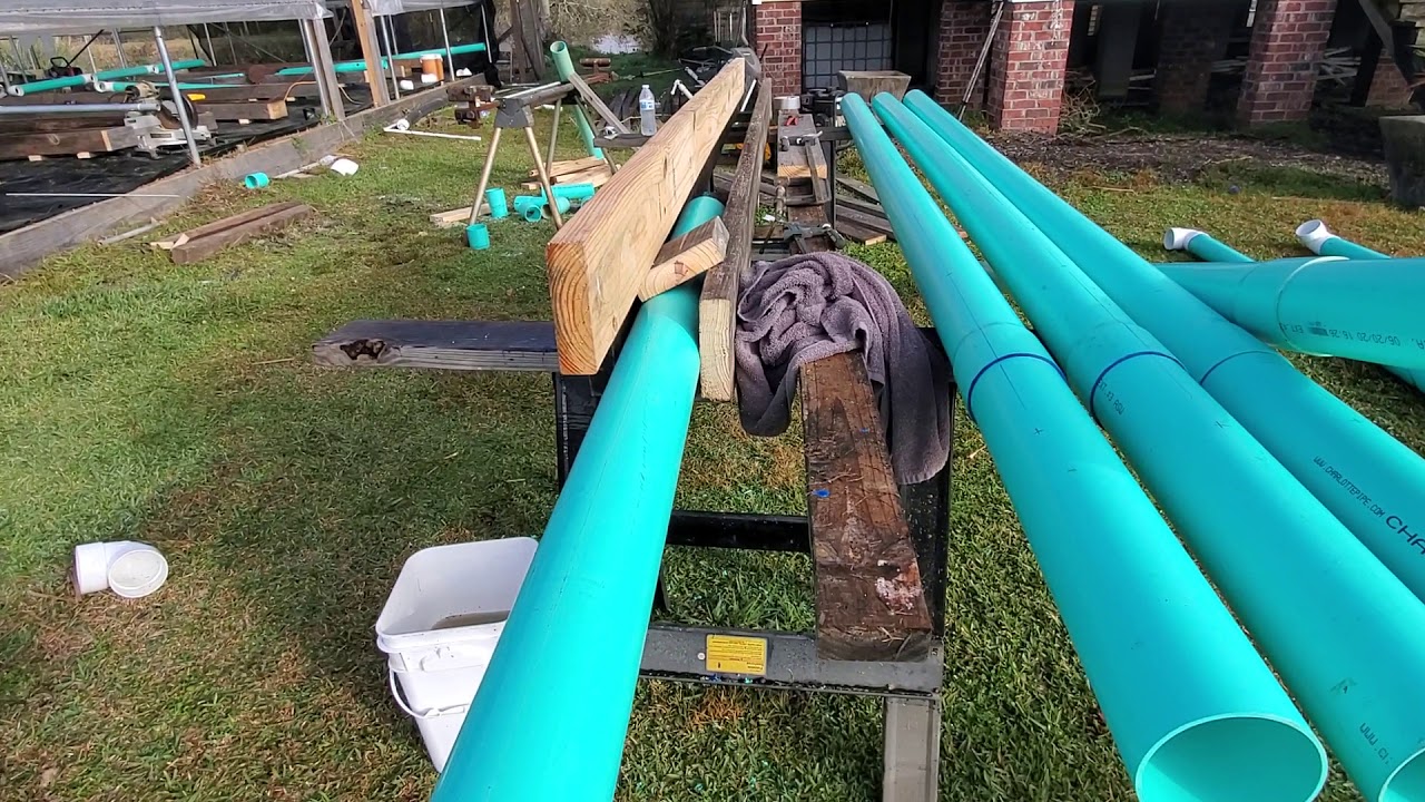 How to draw a straight line on pipe. - YouTube