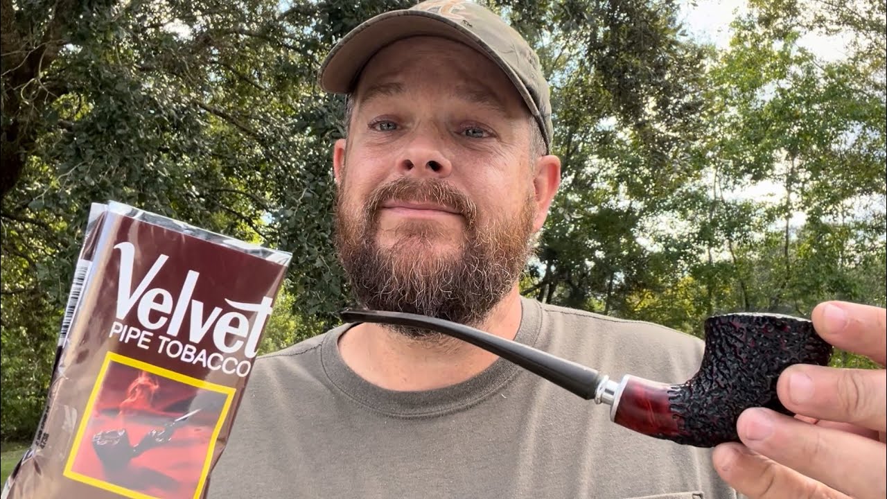 Trying Velvet Pipe Tobacco For The First Time - YouTube