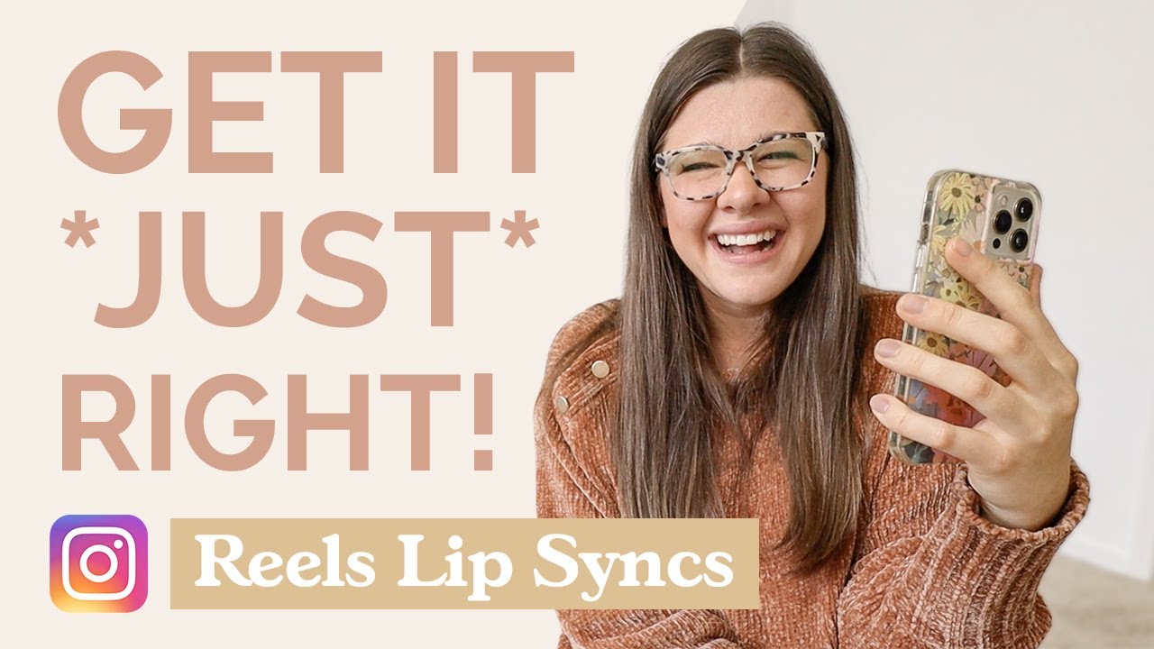 4 Tips for Creating *perfect* Lip Sync Reels on Instagram - YouTube
