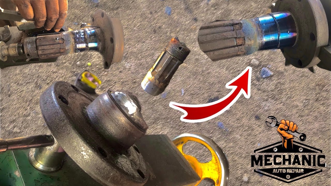 How to make rotor waiter compliance by welding the broken one in the ...
