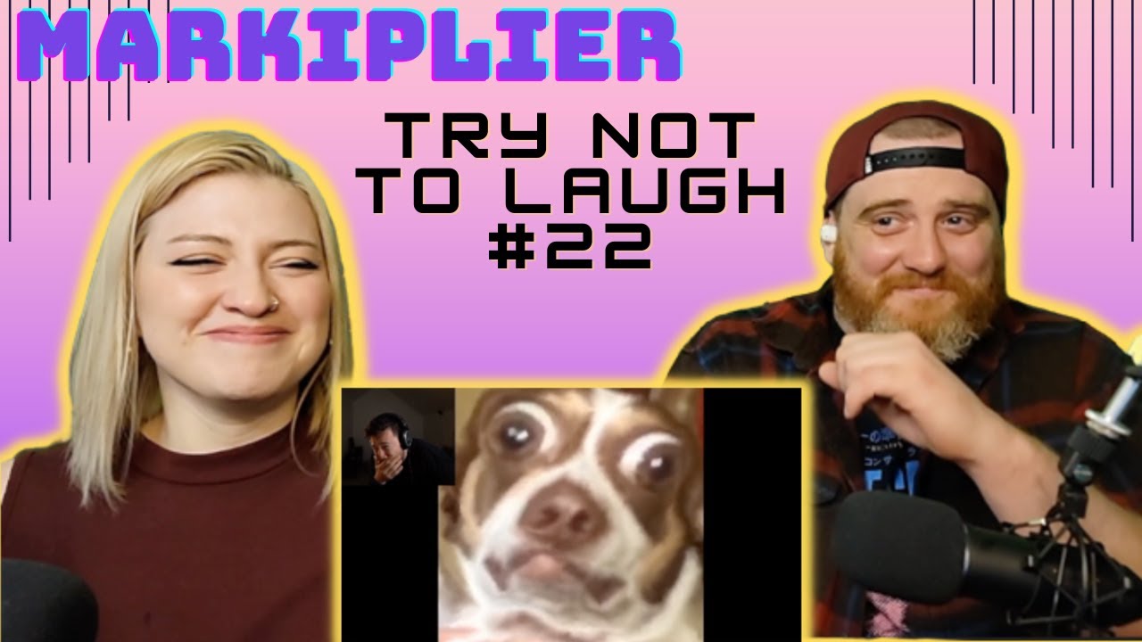 "Try Not To Laugh Challenge #22" @markiplier | HatGuy & Nikki react ...