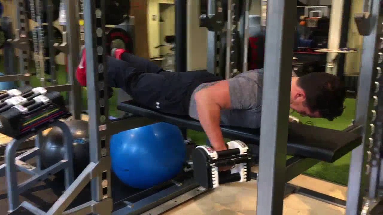 Chest Supported 2DB Bilateral Isometric Row - Prone Grip - YouTube