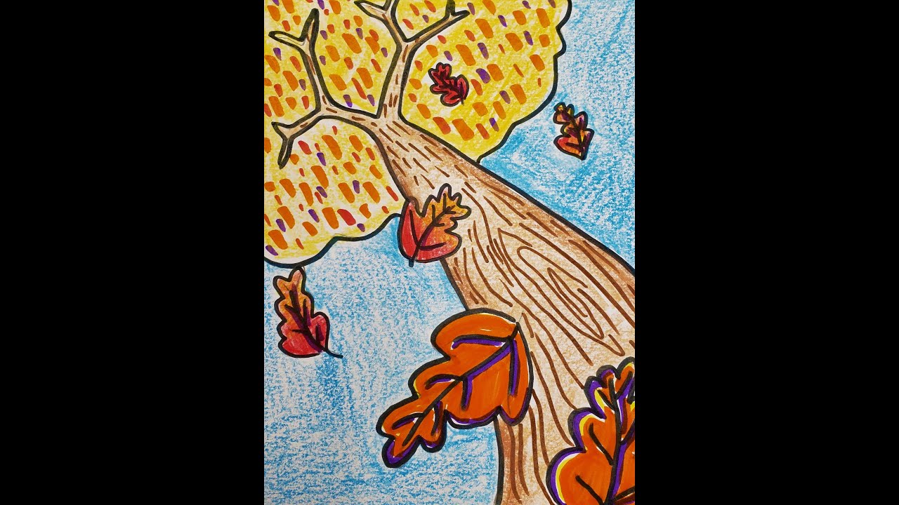 Tree Drawing from a Worms Eye Perspective - YouTube