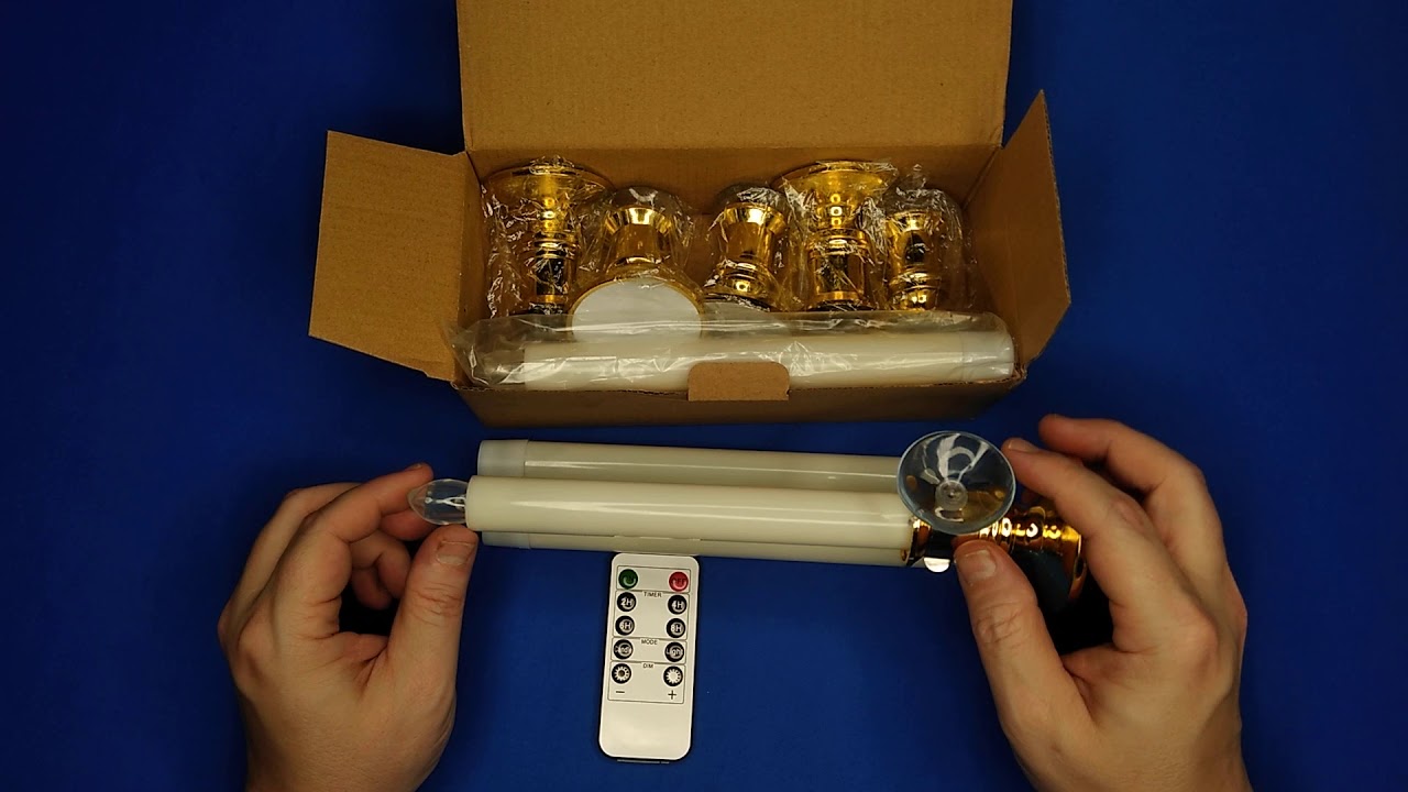 Ronxs LED Window Candle Demo - YouTube