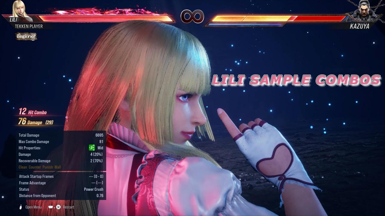TEKKEN 8 - LILI COMBOS #2 • تكن 8 ليلي كومبو #2 - YouTube
