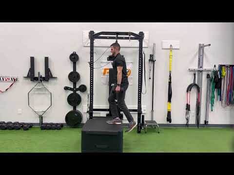 High Step Ups with Dumbbells - YouTube