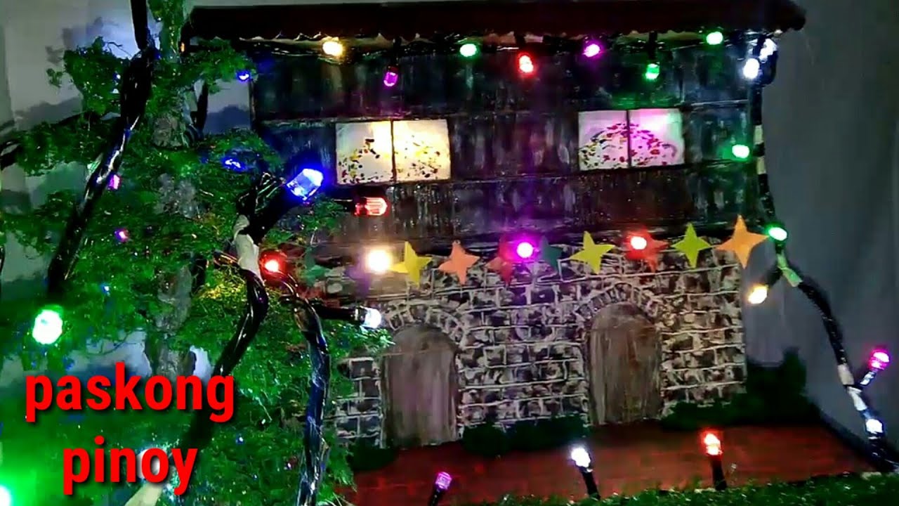 bonapac diy /PASKONG PINOY/ paggawa ng sinaunang bahay / creative ideas ...