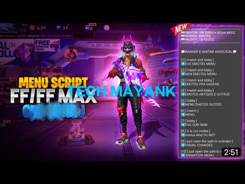 new script menu video by Tech mayank - YouTube