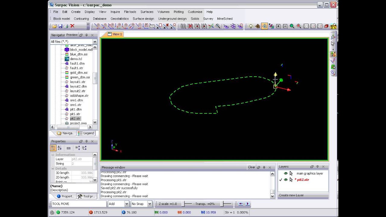 Learning Surpac ---Tools - YouTube