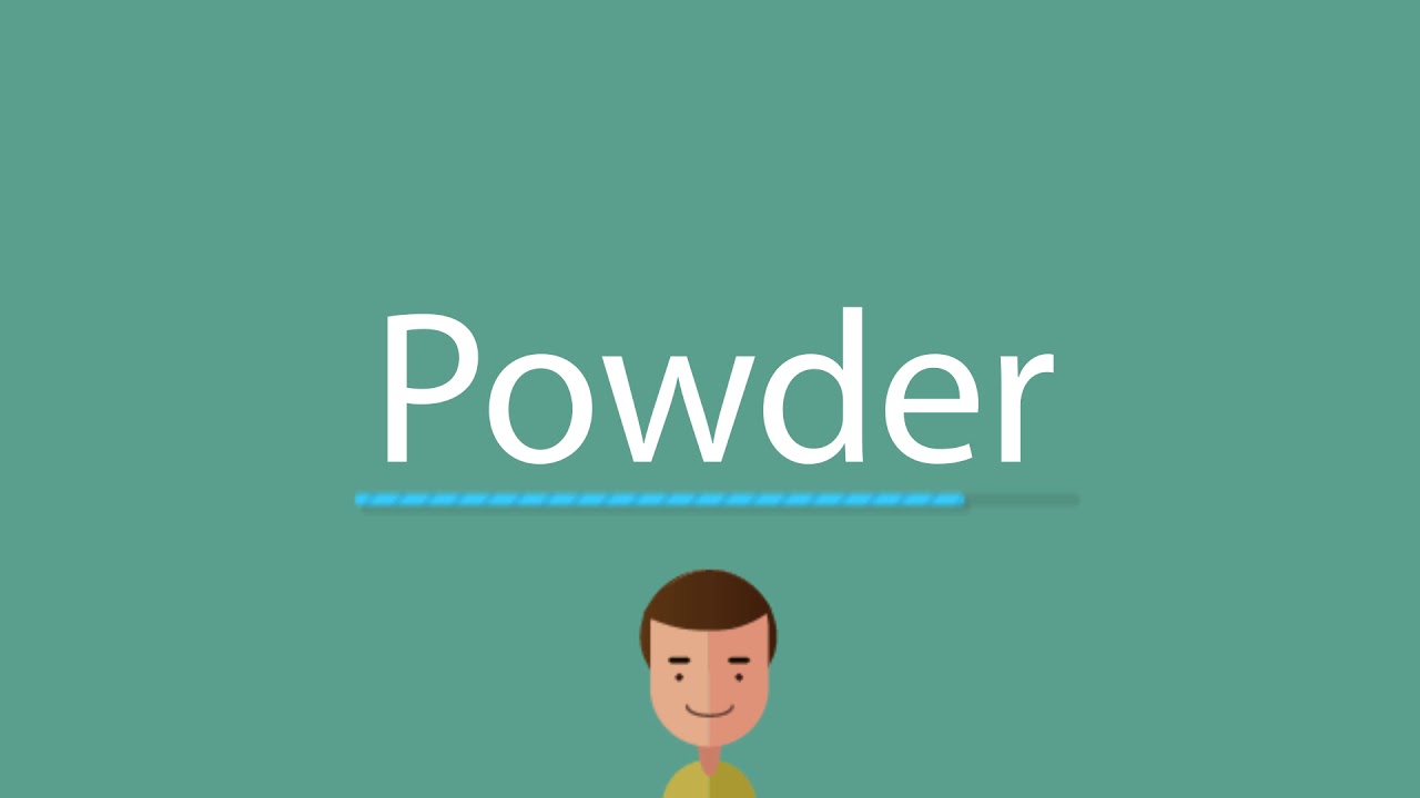 How to say Powder - YouTube