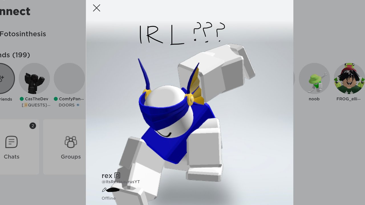 Proof I know @Rex_RBLX IRL… - YouTube