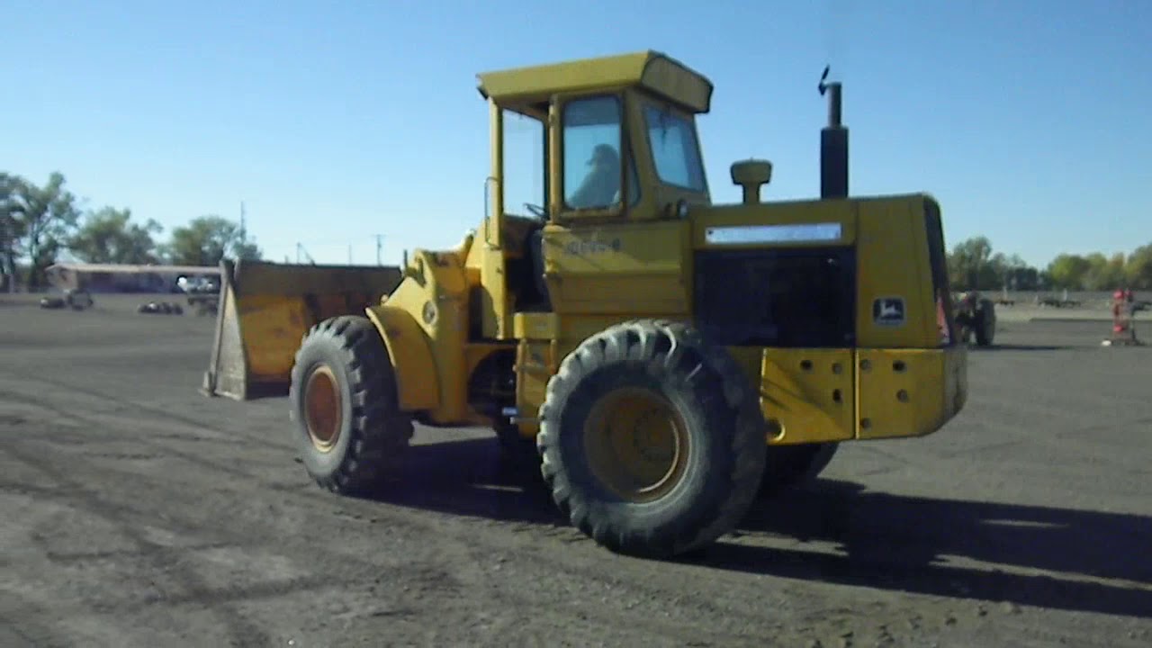 1978 John Deere 644B Wheel Loader - YouTube