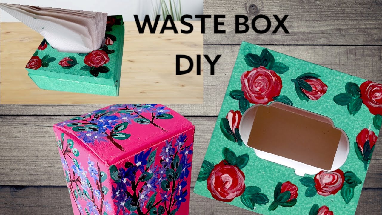 How to use waste boxes /Cardboard boxes use /DIY!!•••WORLD OF CRAFTICA ...
