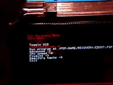 how to install LE recovery menu on psp 3.90m33 only - YouTube