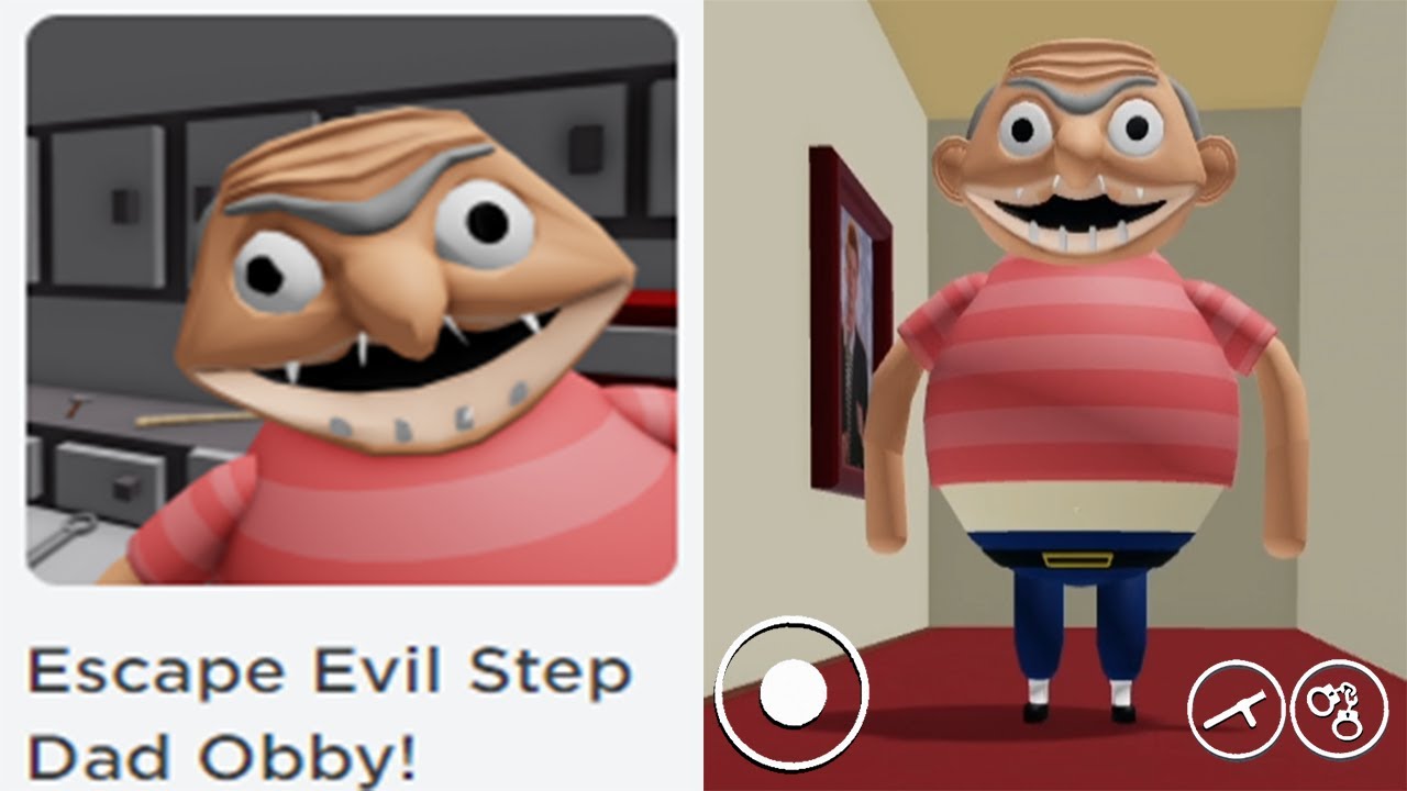 Escape Evil Step Dad Obby Roblox New Scary Obby Game Full Gameplay