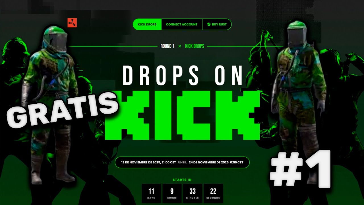 KICK DROPS DROPS ON RUST ENSEÑANDO LAS SKINS ( DROPS GRATIS ) - YouTube