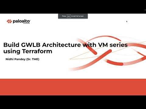 Deploy VM Series With AWS GWLB Using Terraform - YouTube