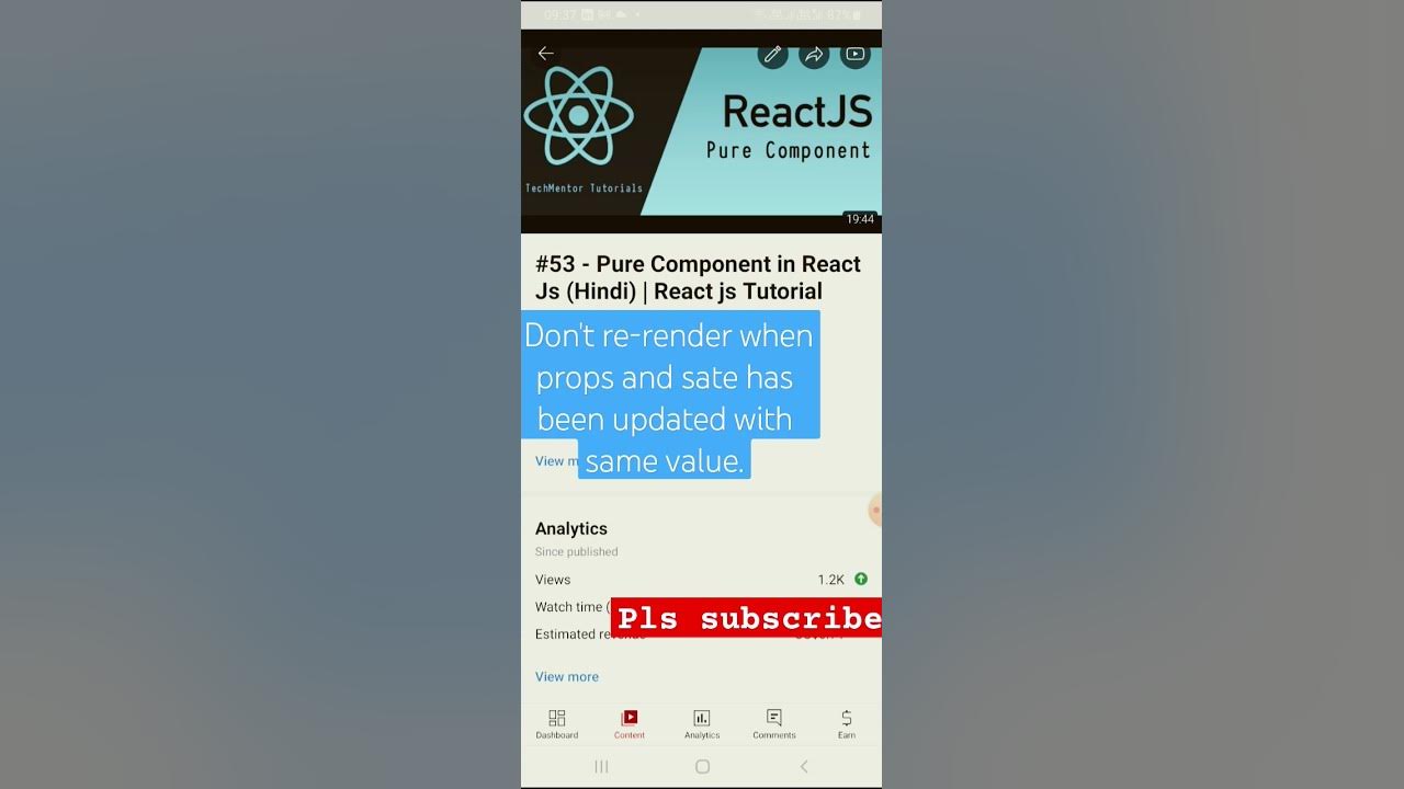 Pure Component React Pure Component React In Hindi Pure Components pure-component-react-pure-component-react-in-hindi-pure-components