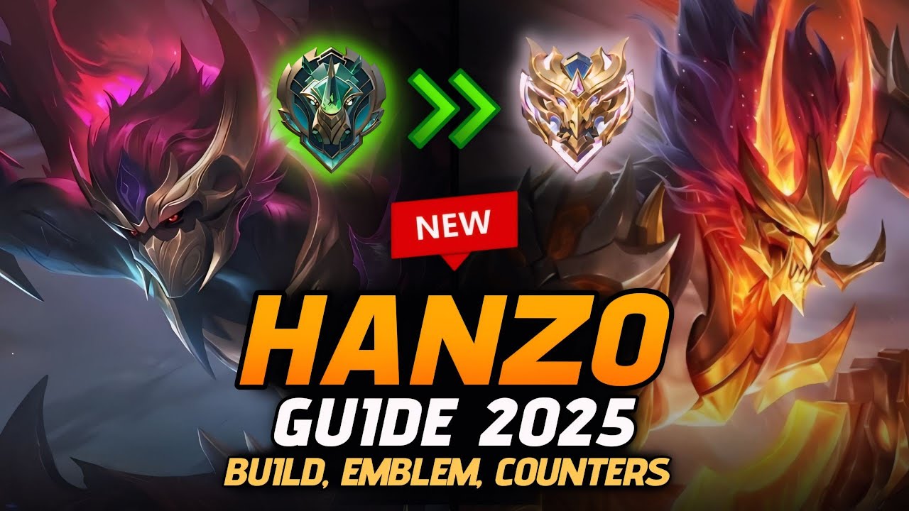 Hanzo Guide 2025: New Best Build, Emblem, Hero Counters | Mobile ...