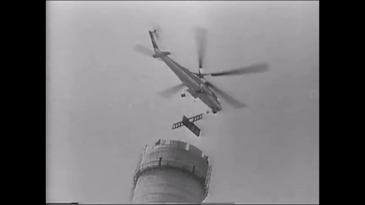 Aeroflot Mil Mi-10K (short legged version) in action - YouTube