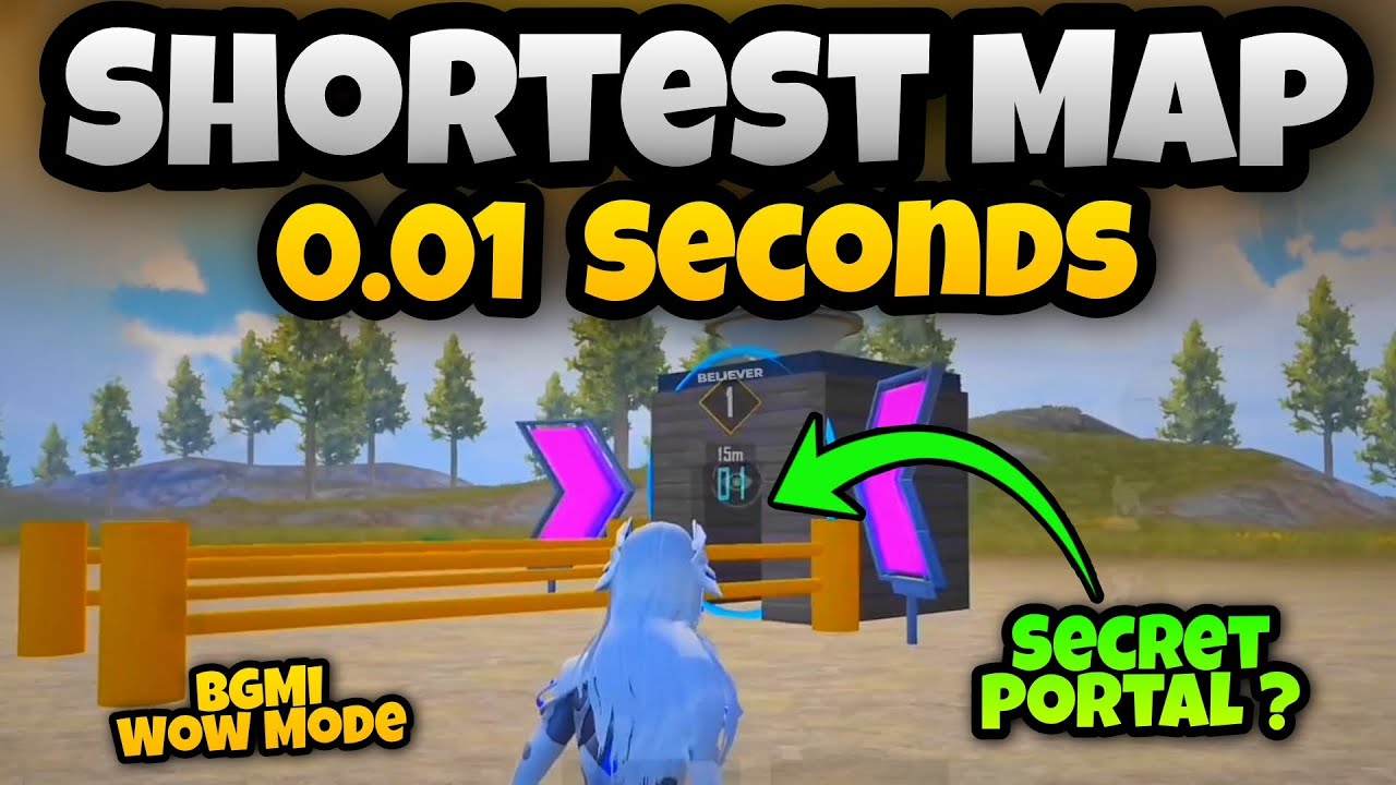 SHORTEST MAP BGMI 🔥 | BGMI NEW WOW MODE | BGMI NEW UPDATE - YouTube