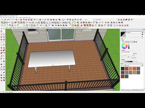 Deck Design With Sketchup and Enscape - YouTube