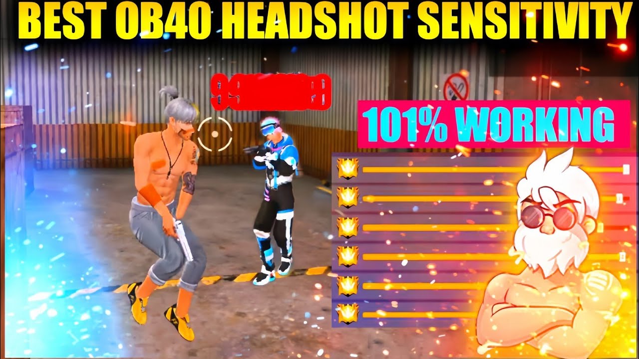 Best Sensitivity For Free Fire After Update Ob40 | New Sensitivity Free Fire Only Headshot ...