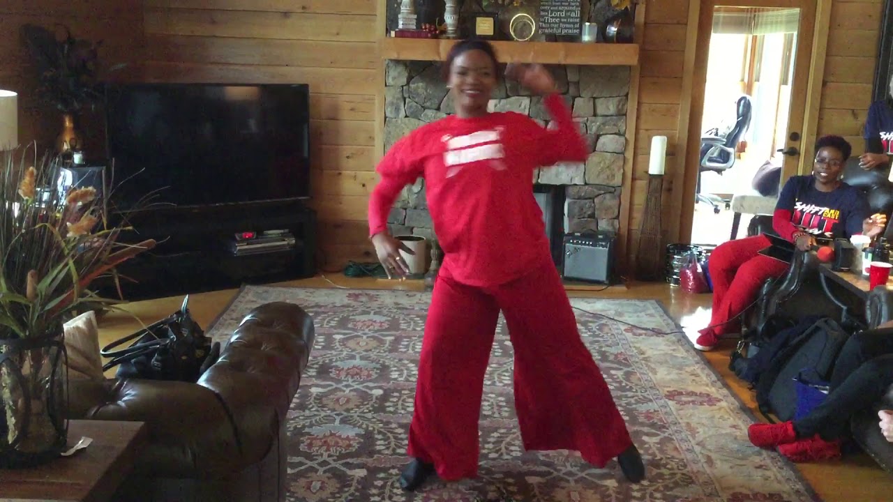 Tameka Moore ministering interpretive dance entitled, “Pour Me Out,” by ...