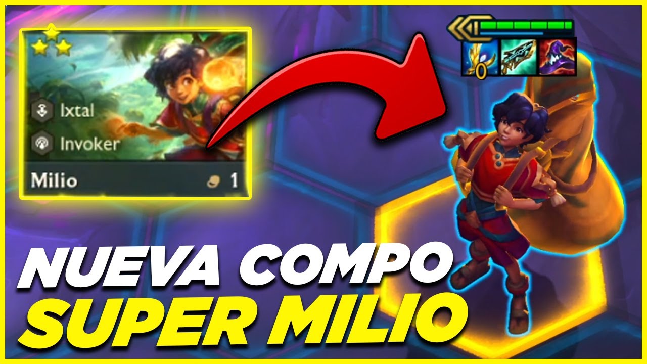 🔥 NUEVO MILIO llego a TFT SET 9.5 PRIMER GAMEPLAY - YouTube