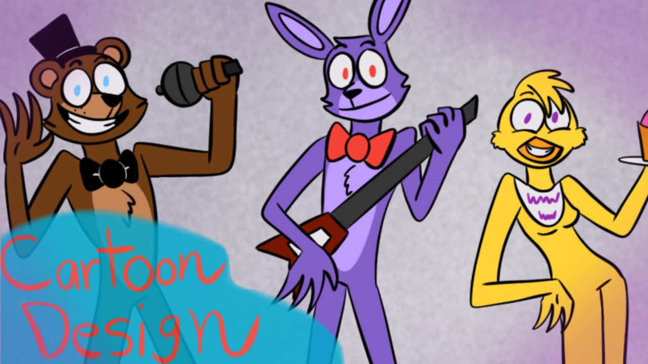 *New* Animatronic Designs (Five Nights at Freddy's Speed Draw) - YouTube