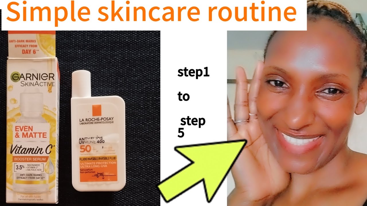 How I keep the glow with simple skincare routine🥰//step by step ...