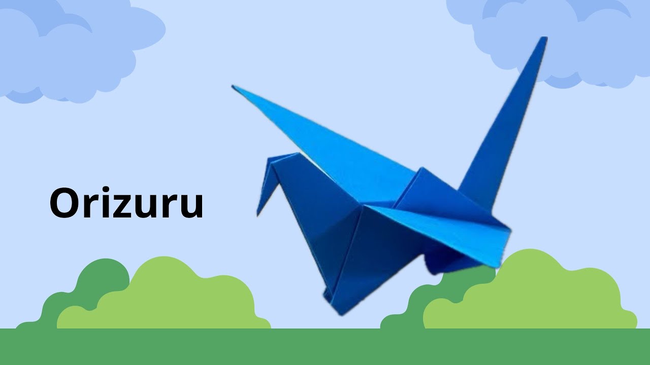 How to Make a Paper Crane orizuru - YouTube
