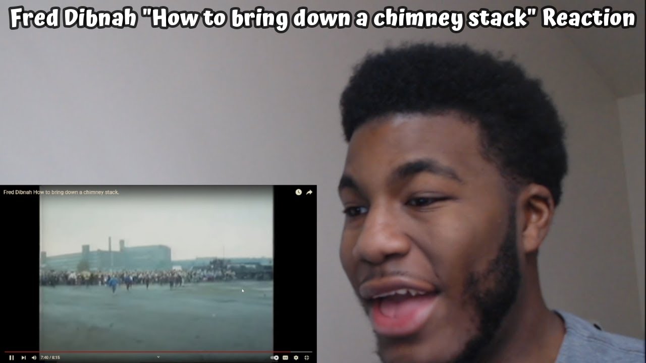 Fred Dibnah "How to bring down a chimney stack" reaction - YouTube