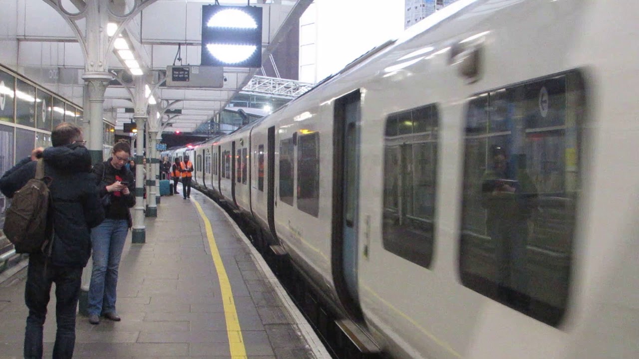Thameslink Class 700120 Departures East Croydon for Horsham - YouTube