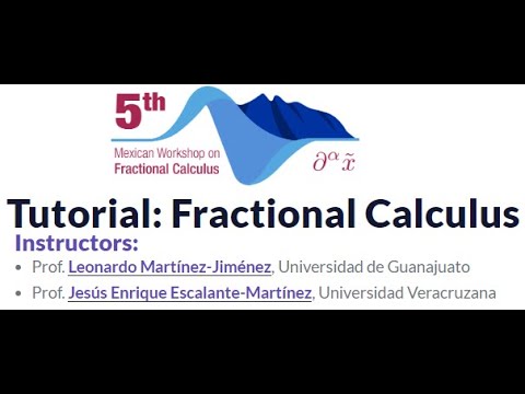 5MWFC. Tutorial Fractional Calculus - YouTube