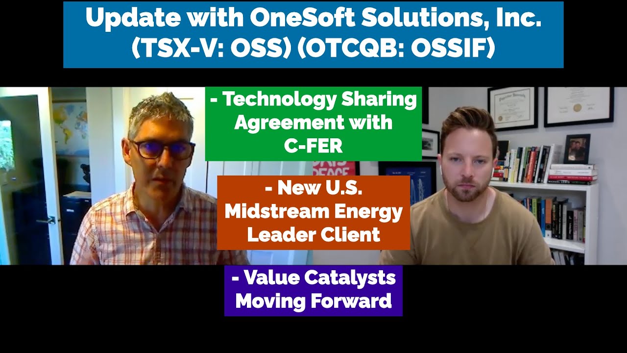 OneSoft on Technology Sharing Agreement with C-FER and New U.S ...
