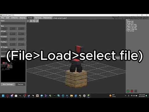 Customizable player models minecraft mod quick tutorial - YouTube