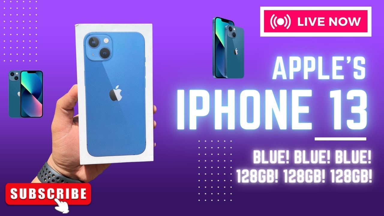 iPhone 13 - Unboxing and Review (Blue!) - YouTube