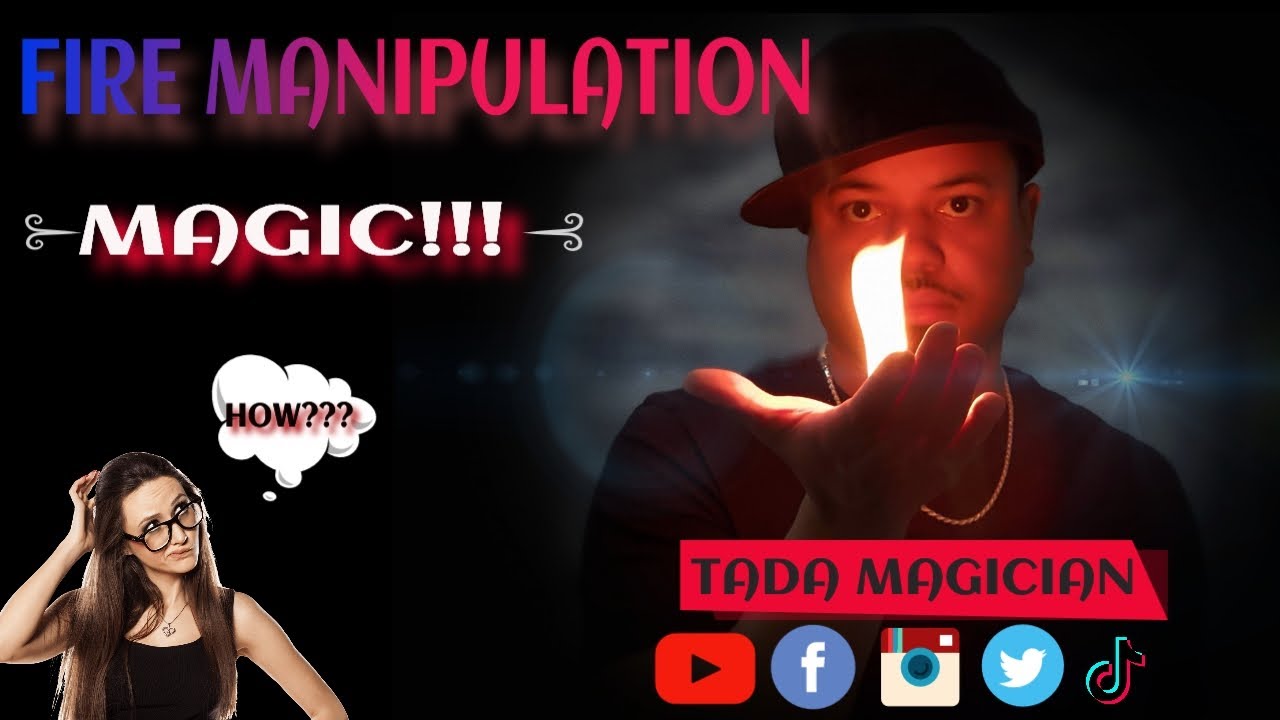 Cleveland Virtual Magician Tada fire manipulation - YouTube
